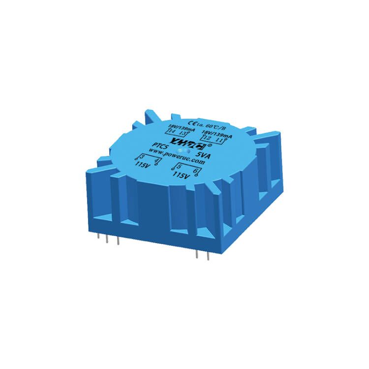 PCB toroidal transformer PTC5 110Vx2/115Vx2 5VA – PowerUC
