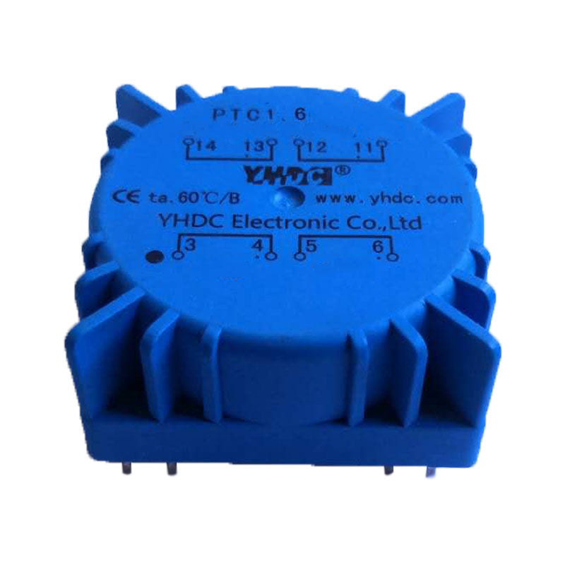 PCB welding toroidal transformer PTC1.6 110Vx2/115Vx2 1.6VA – PowerUC